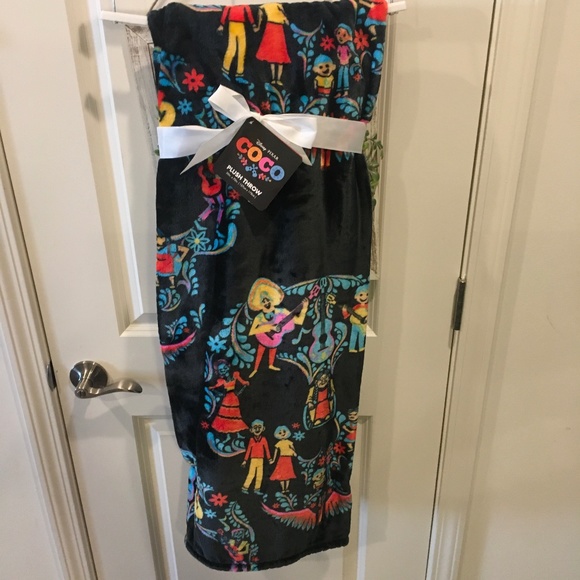 Disney | Bedding | Disney Pixar Coco Plush Throw Blanket | Poshmark